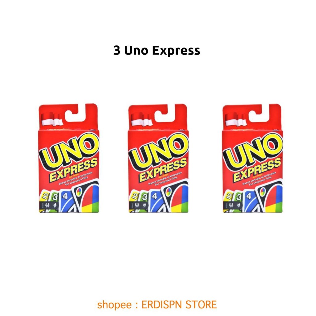 Jual ( 3 Pack ) Kartu UNO EXPRESS - Game Card Uno Express Kartu ...
