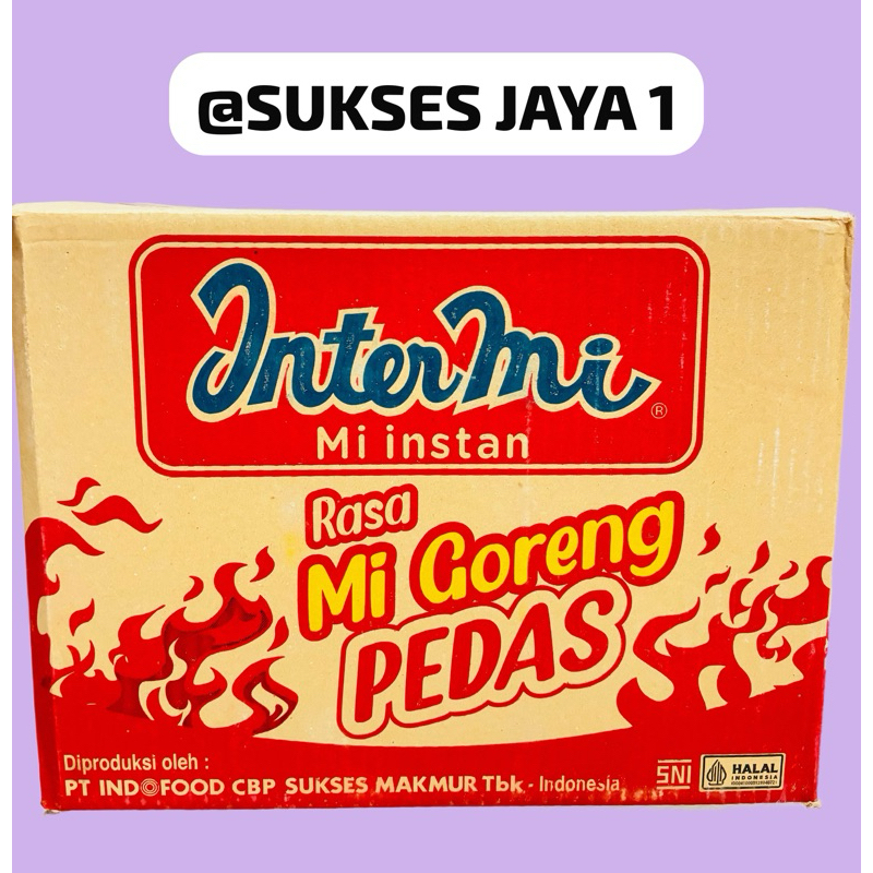 Jual [1 DUS ISI 40 BUNGKUS] INTERMIE GORENG PEDAS | Shopee Indonesia