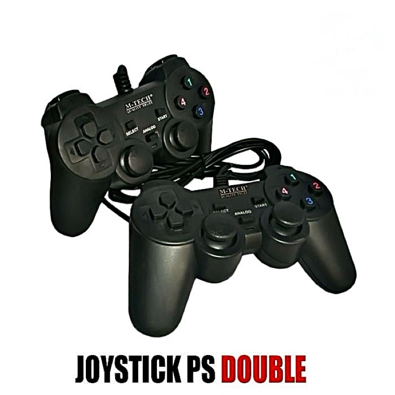 Jual STICK PS UNTUK PC/LAPTOP USB DOUBLE HITAM M-tech/eyota | Shopee ...