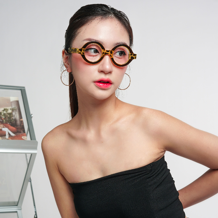 Jual 25FLICKS Frame Kacamata Minus - Frame Bulat - Anya Frame | Shopee ...
