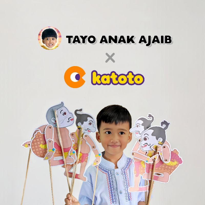 Jual Wayang Punakawan TAYO X KATOTO - DIY Wayang Kertas | Shopee Indonesia
