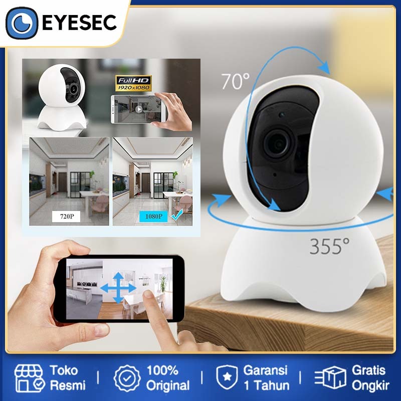 Jual EYESEC CCTV Indoor 1080P HD Smart CCTV AI Pendeteksi Manusia ...