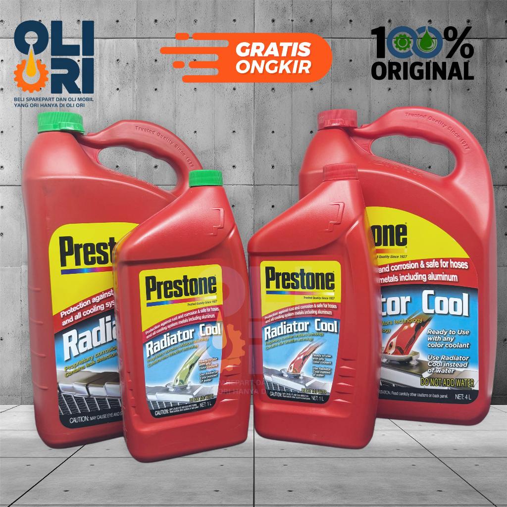 Jual Air Radiator PRESTONE Merah Hijau 1L 4L Radiator Coolant | Shopee ...