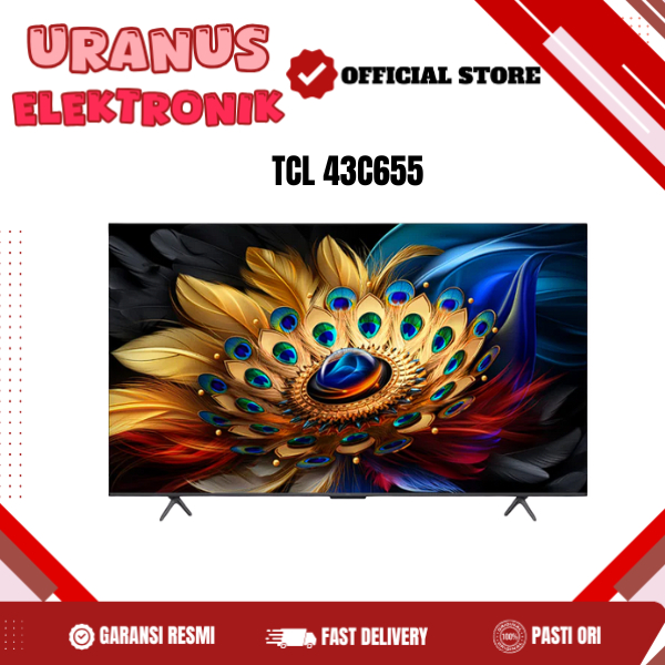 Jual TCL 43C655 GOOGLE TV QLED PRO 43 INCH GOOGLE TV UHD 4K DOLBY VISION ATMOS 43-C655 43 C655 ...