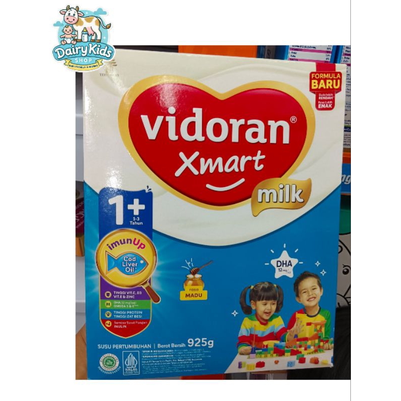 Jual Vidoran Xmart MILK 1+ 3+ | RASA VANILLA/ MADU | 700 g / 925 g ...