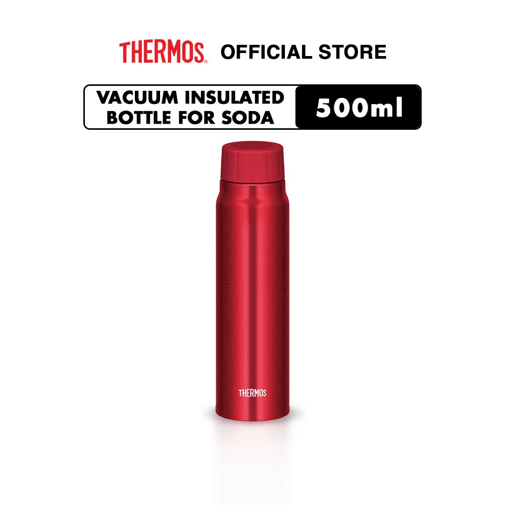 Jual Thermos Vacuum Insulated Bottle for Soda 500ml - Red (FJK-500 R) | Shopee Indonesia