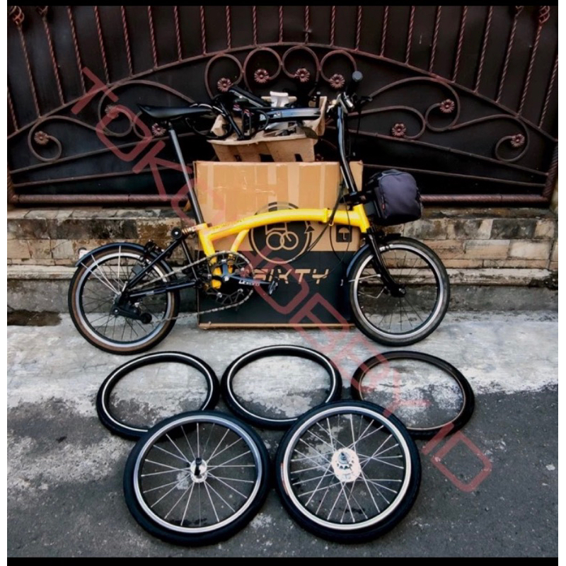 Jual SEPEDA LIPAT 3Sixty 360 FULL UPGRADE BROMPTON SRF5W BLACK EDITION ...