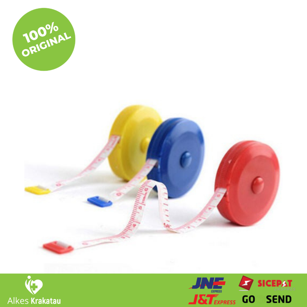 Jual Meteran Gulung Mini Rol 150cm / Alat Pengukur Pita 1,5m / medline ...