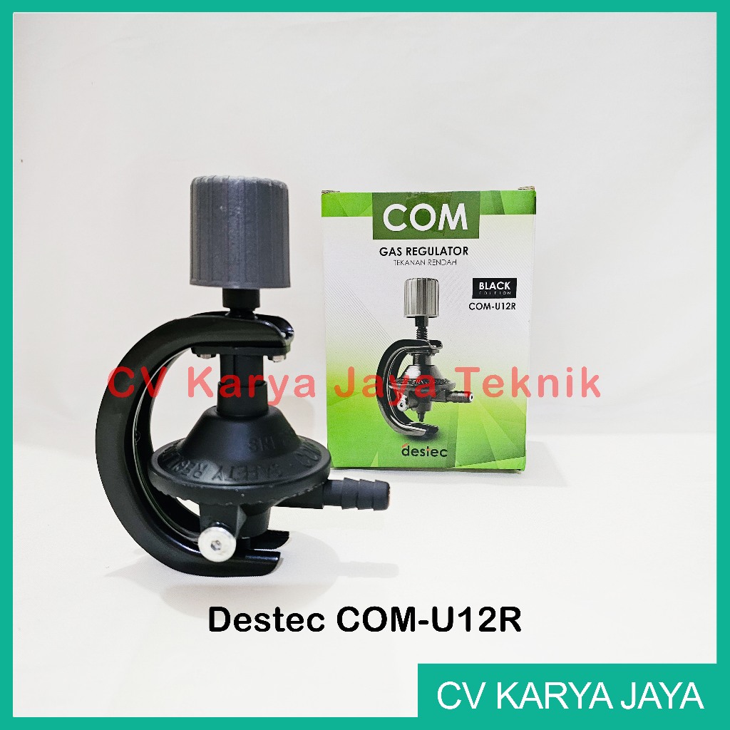 Jual Regulator LPG Destec COM U-12R / Regulator Gas Kompor Putar ...