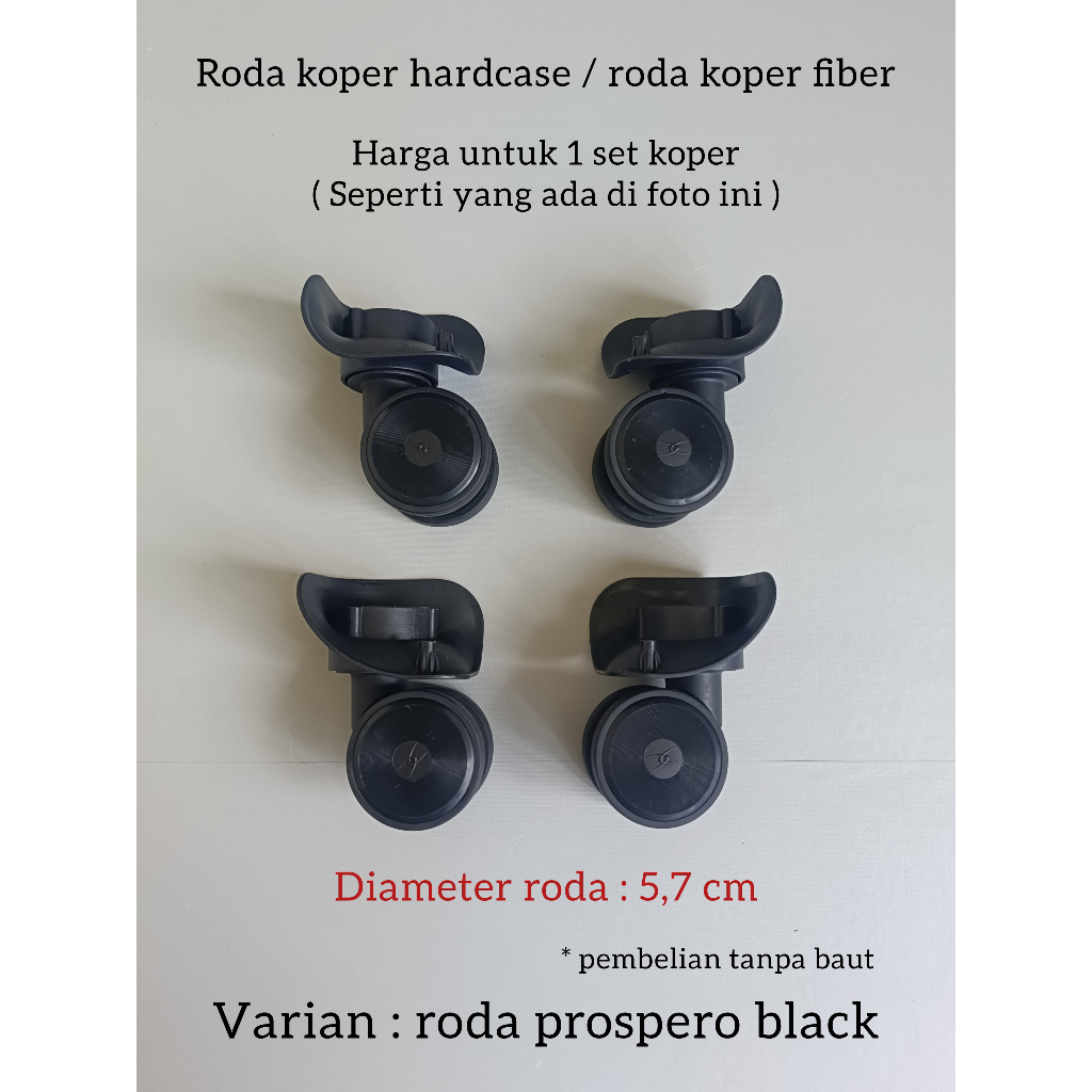 Jual RODA KOPER, RODA KOPER FIBER HARD CASE, RODA KOPER POLO RODA PUTAR ...