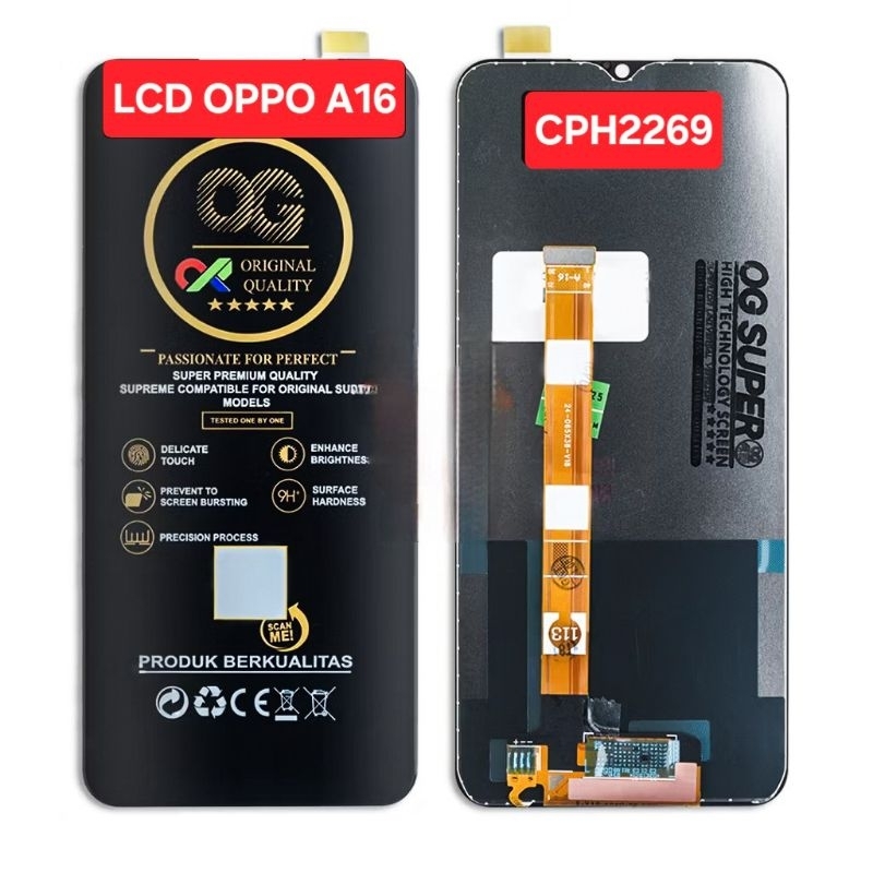 Jual LCD OPPO A16 MODEL CPH2269 LCD+TOUCHSCREEN QUALITY ORIGINAL SUPER ...