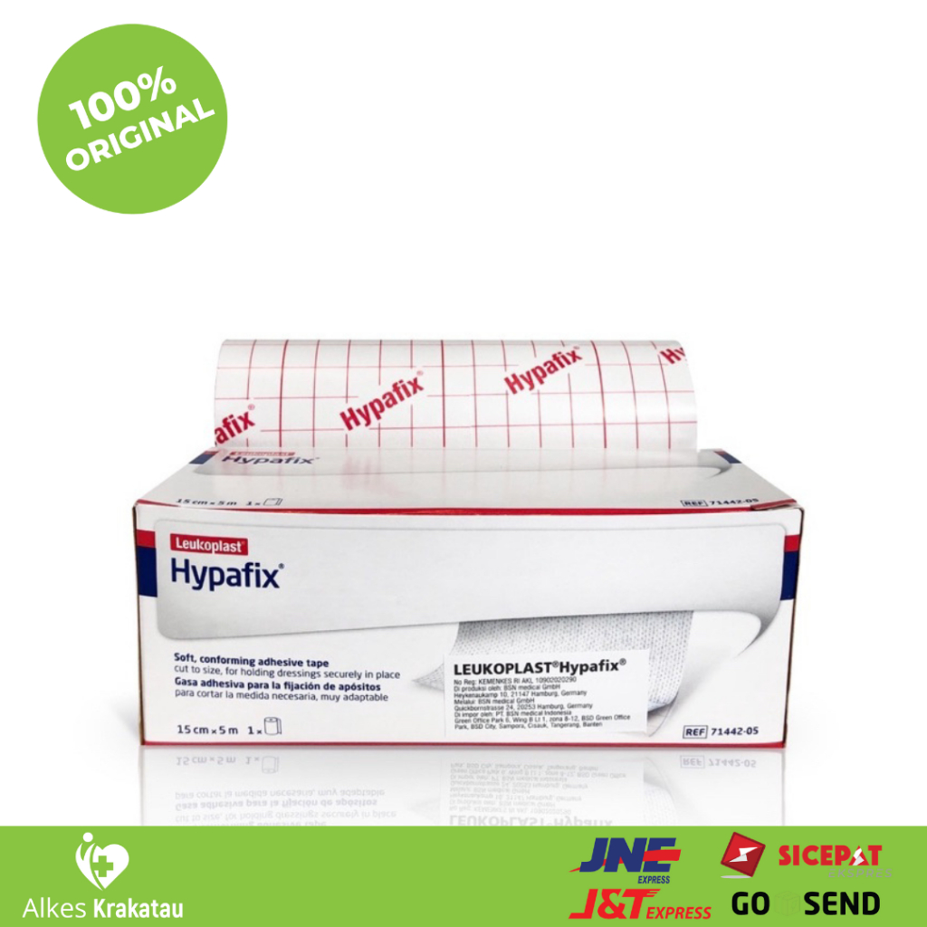Jual Hypafix 15cm x 5m Adhesive Tape Plester penutup luka / Perekat non Woven plaster 15 x 5 ...