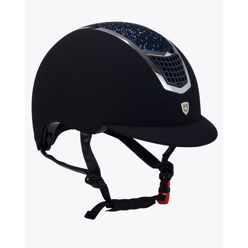 Jual Equestro Ultra-Light Velvet Helmet with Rhinestones / Helm Berkuda ...