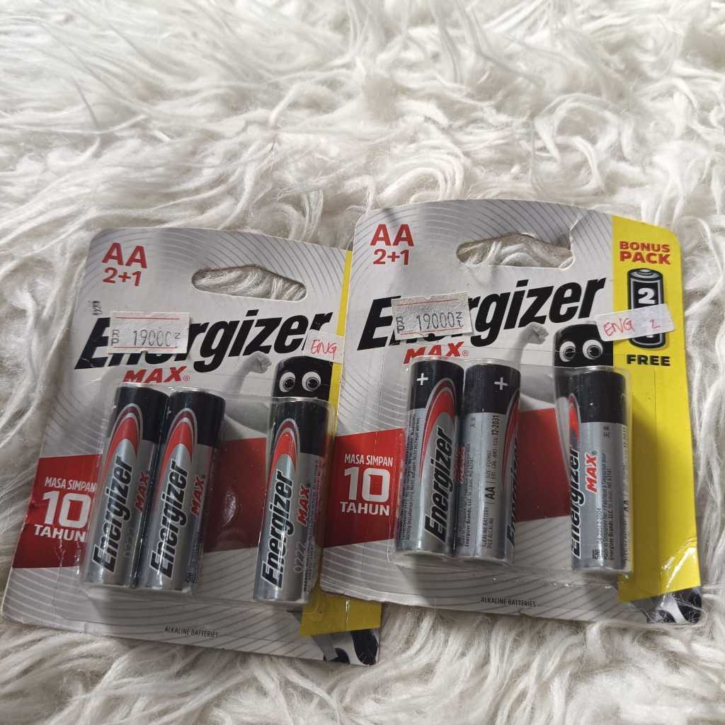 Jual Baterai Energizer MAX AAA / A3 2+1 Pack Isi 3 LR6 1.5V Alkaline Batre | Shopee Indonesia