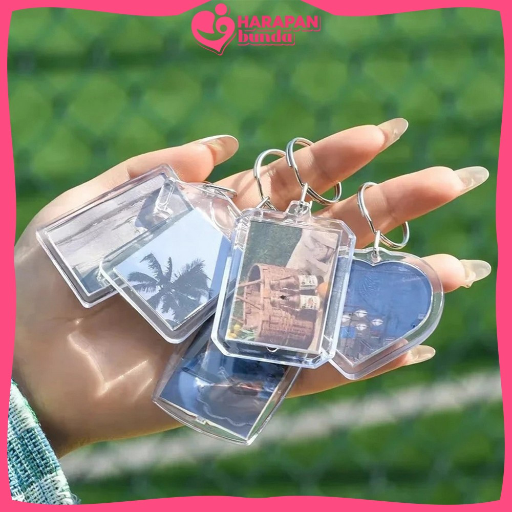 Jual Ganci Akrilik Gantungan Kunci Insert Paper Photo / Gantungan Kunci ...