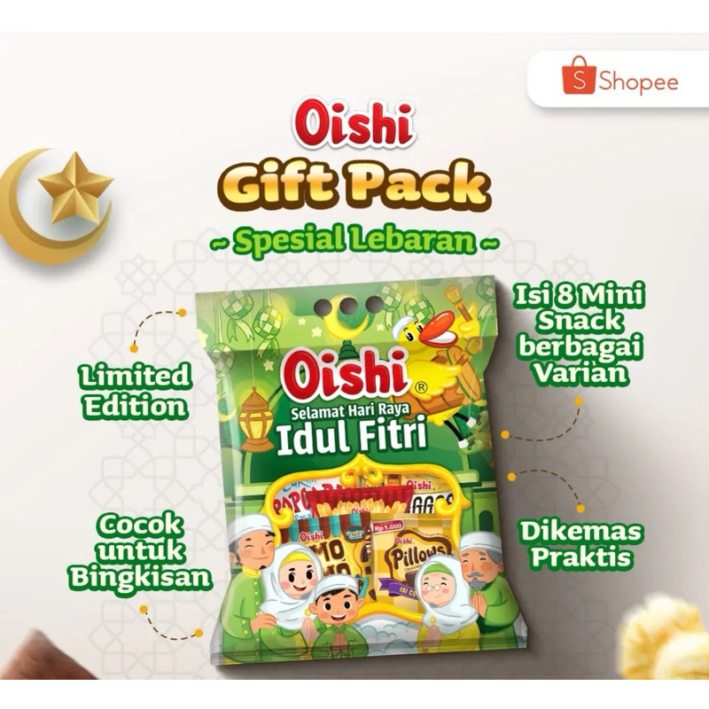 Jual Oishi Gift Pack Spesial Lebaran Isi 9 Pcs - Snack Lebaran ...