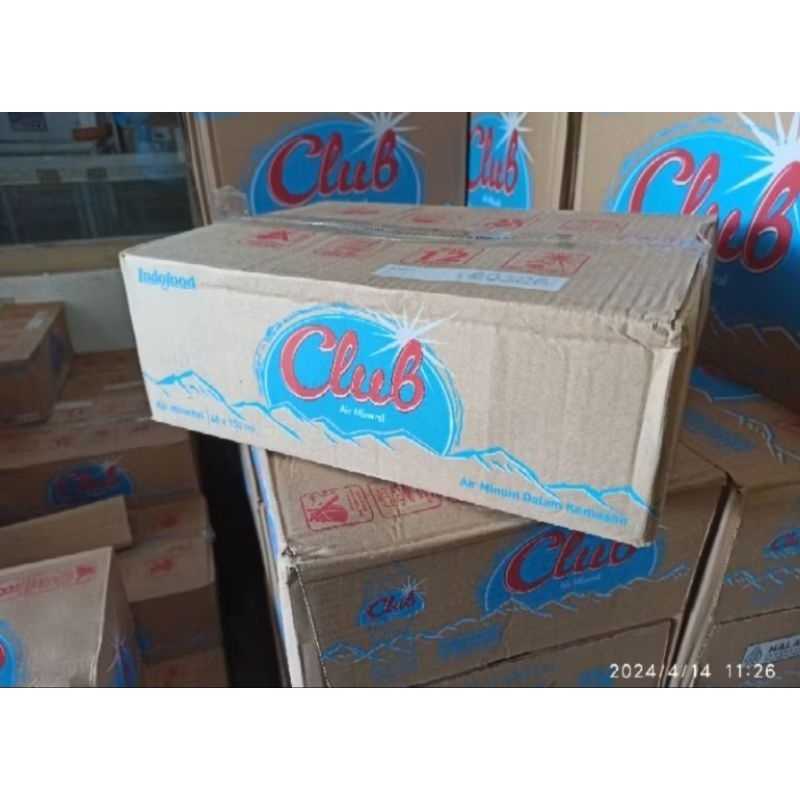 Jual Air mineral Club mini 1 karton isi 48 cup 150ml | Shopee Indonesia