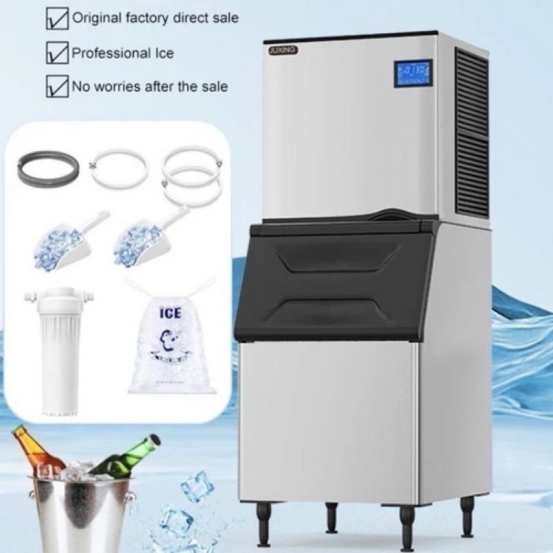 Jual Iceler Mesin Es Batu Kristal Commercial Ice Maker 200KG/24JAM Ice ...