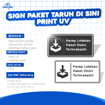 Jual AKRILIK SIGN PAKET HARAP LETAKAN DISINI ACRYLIC CUSTOM | Shopee ...