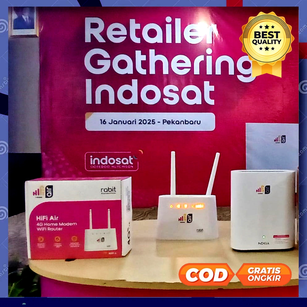 Jual Modem Wifi 4G Indosat HiFi Air K10 Home Modem WiFi Router Kuota 50GB | Shopee Indonesia