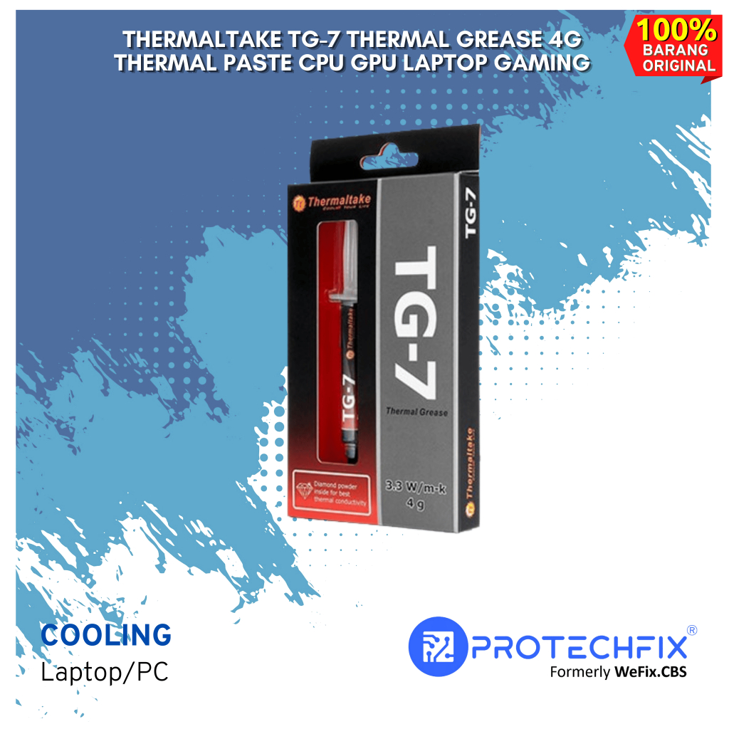 Jual Thermaltake TG-7 Thermal Grease 4g Thermal Paste CPU GPU Laptop ...