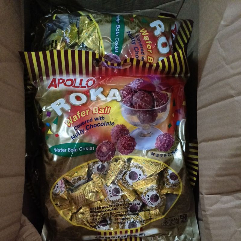Jual APOLLO ROKA WAFER BALL 300GR | Shopee Indonesia