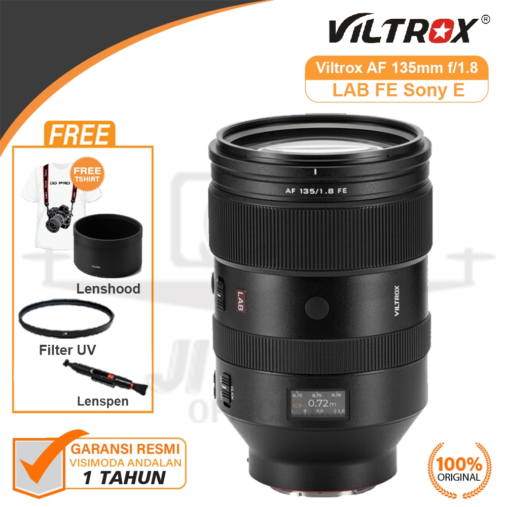 Jual Viltrox AF 135mm f1.8 LAB for Sony FE FullFrame Lens Viltrox 135 ...