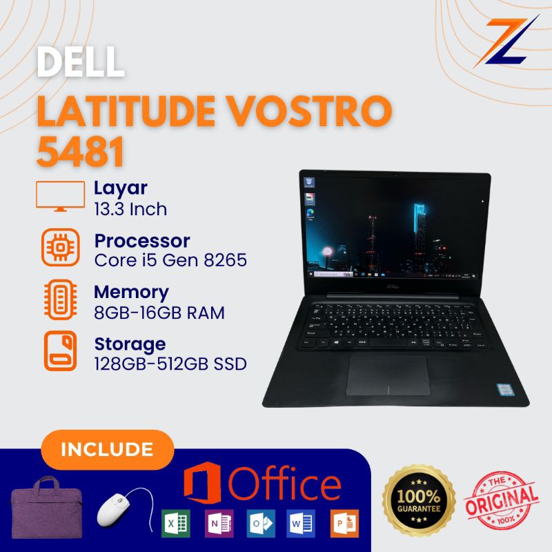 Jual Laptop Dell Latitude Vostro 5481 Intel Core i5 Gen 8265U Ram 8GB - 16GB SSD 128GB - 512GB ...