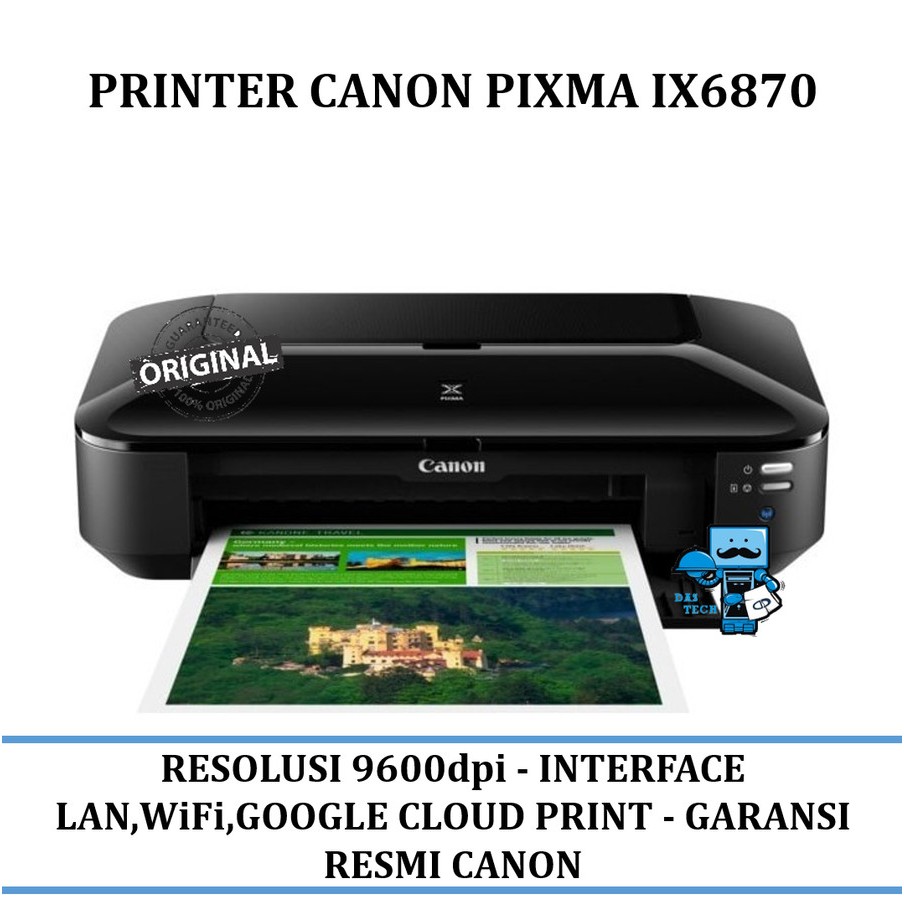 Jual Printer Canon Pixma iX6870 (A3+) + Network + Wifi - CNNSIX6870 | Shopee Indonesia