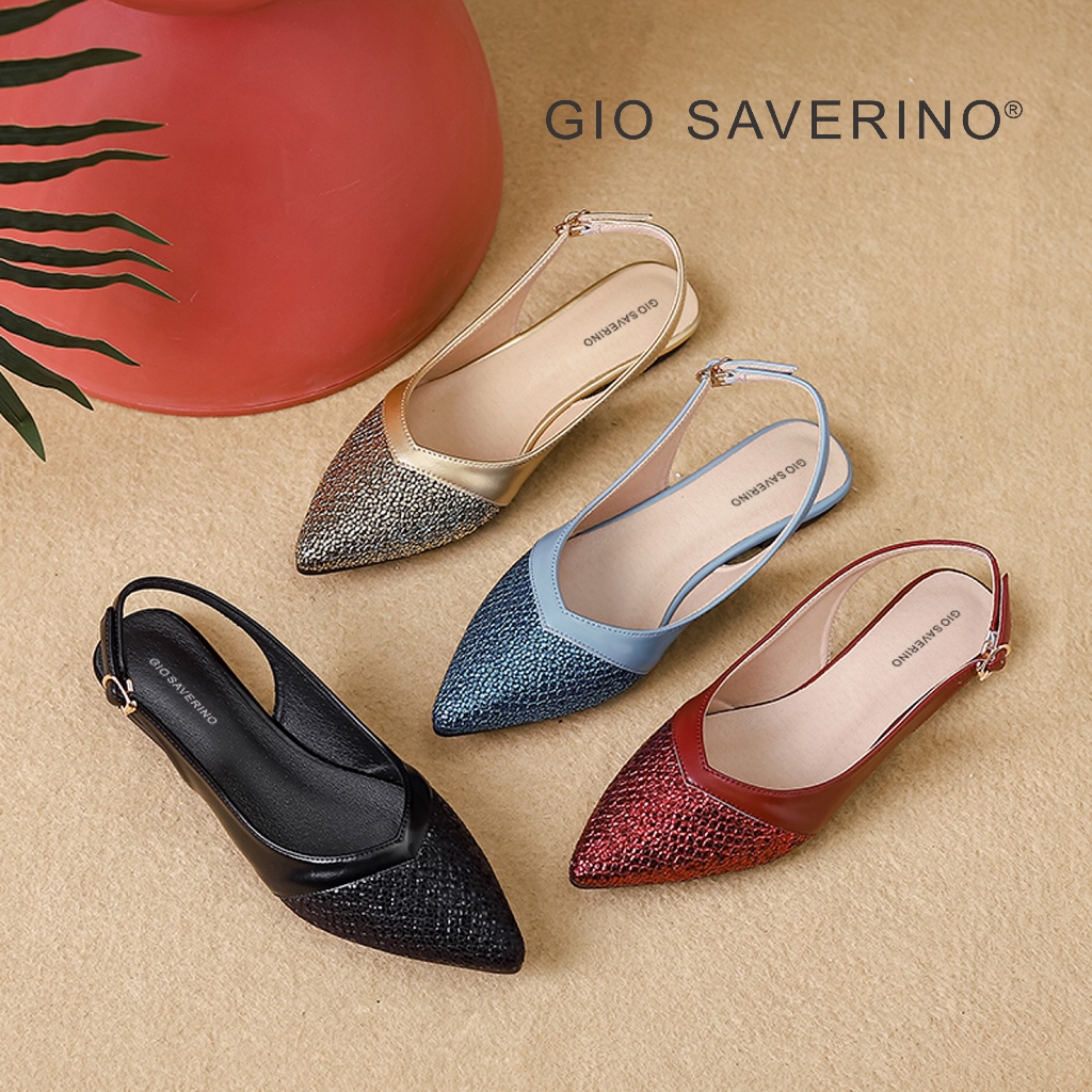 Jual Gio Saverino Flat Shoes Tali Korea Mewah Sepatu Wanita Bernice ...