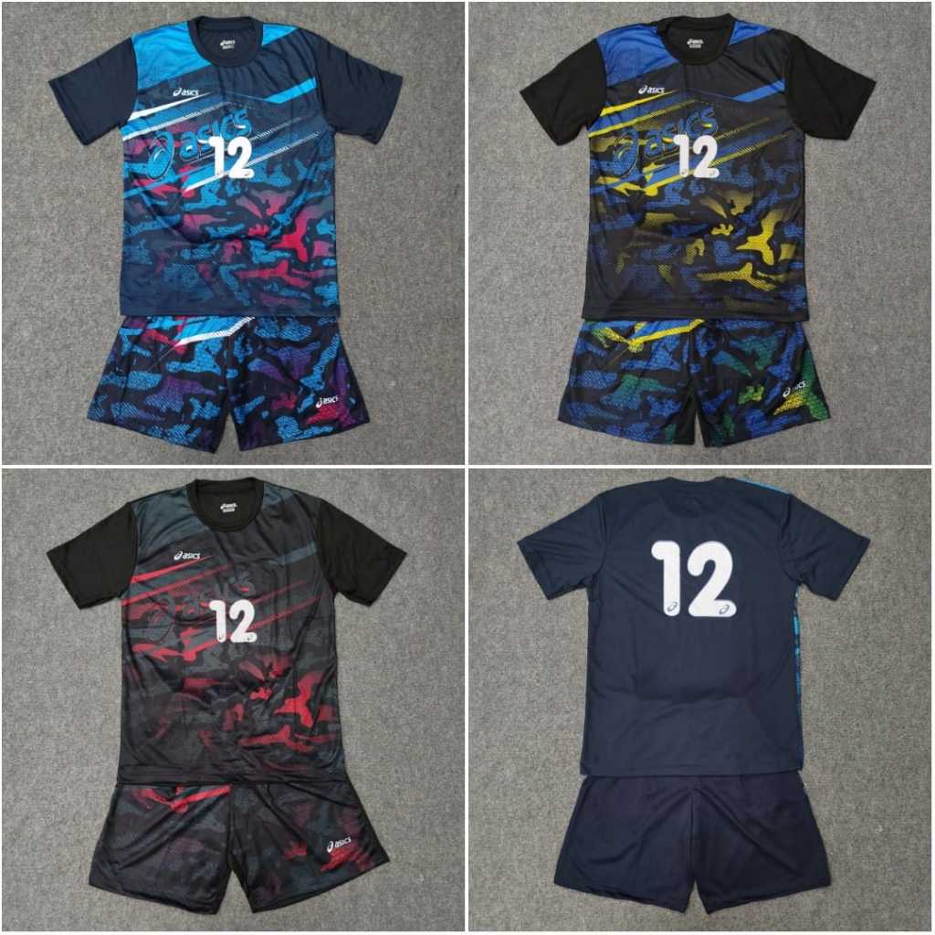 Jual Tim Set Voli Nomor Punggung 1-12 / Setelan Team Set Singlet ...