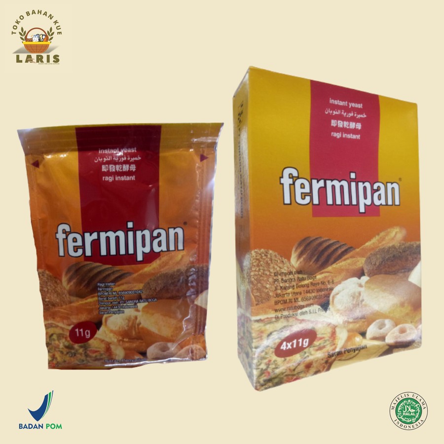 Jual fermipan ragi instant 11 gram | Shopee Indonesia