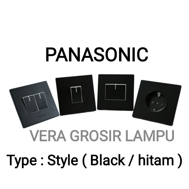 Jual Panasonic series Style Stop kontak saklar tunggal seri double ...