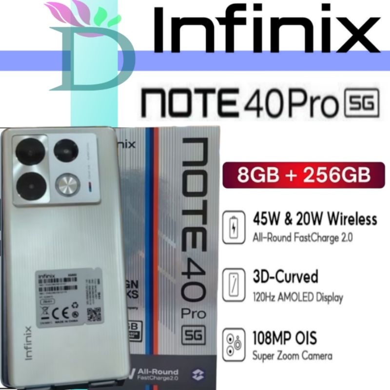 Jual INFINIX Note 40 Pro 5G BMW Series 8/256 -Up to 16 Gb Extended RAM ...