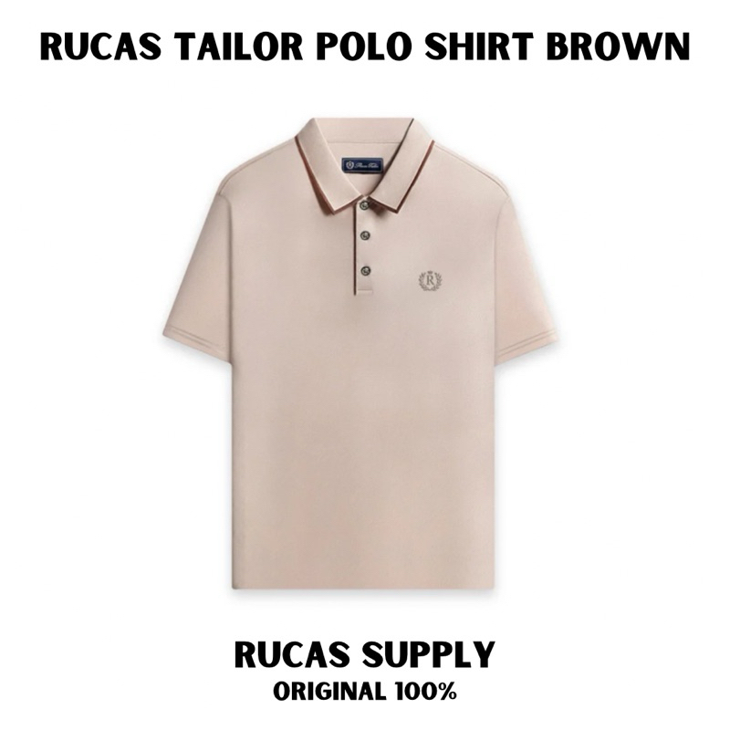 Jual [ORIGINAL 100%] RUCAS TAILOR POLO SHIRT BROWN | Shopee Indonesia