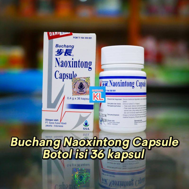 Jual Buchang Naoxintong Capsule - Botol isi 36 Kapsul | Shopee Indonesia