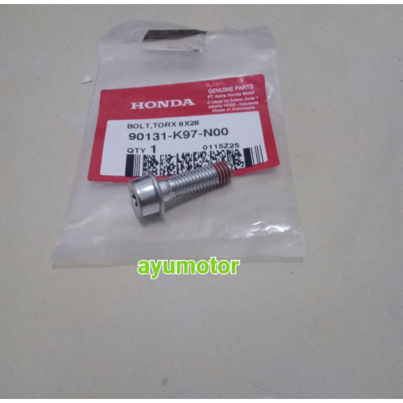 Jual bolt torx 8x28 baut bracket dudukan caliper kaliper depan adv 150 ...