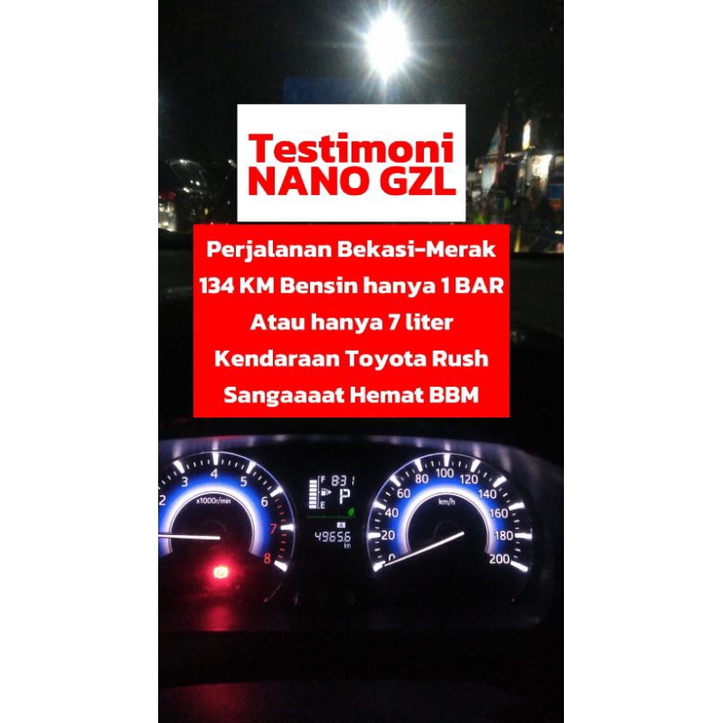 Jual Nano GZL Khusus Bensin 100ml untuk 133 liter Bensin Penghemat BBM Penghemat Bensin Irit BBM ...