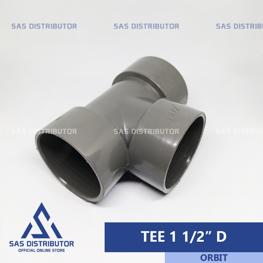 Jual Tee 1 1/2" inch D PVC Orbit / Tee 1,5" inch / Tee Pipa 1 1/2" inch ...