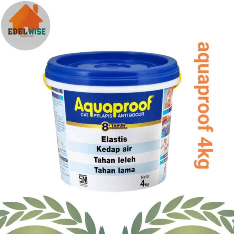 Jual CAT TEMBOK MURAH Aquaproof 4kg cat pelapis anti bocor cat ...