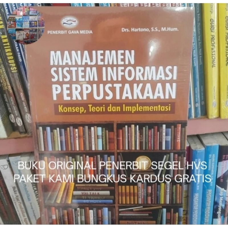 Jual Manajemen Sistem informasi Perpustakaan - Hartono Buku Original HVS | Shopee Indonesia