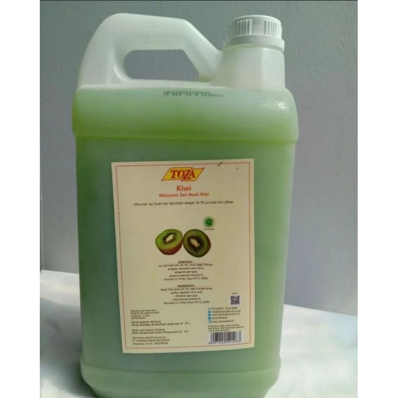 Jual Toza Juice Jus Kiwi 5 Liter | Shopee Indonesia