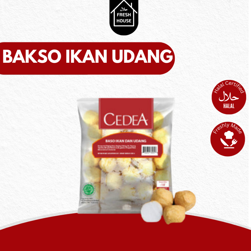 Jual CEDEA BAKSO IKAN DAN UDANG 500GR | Shopee Indonesia