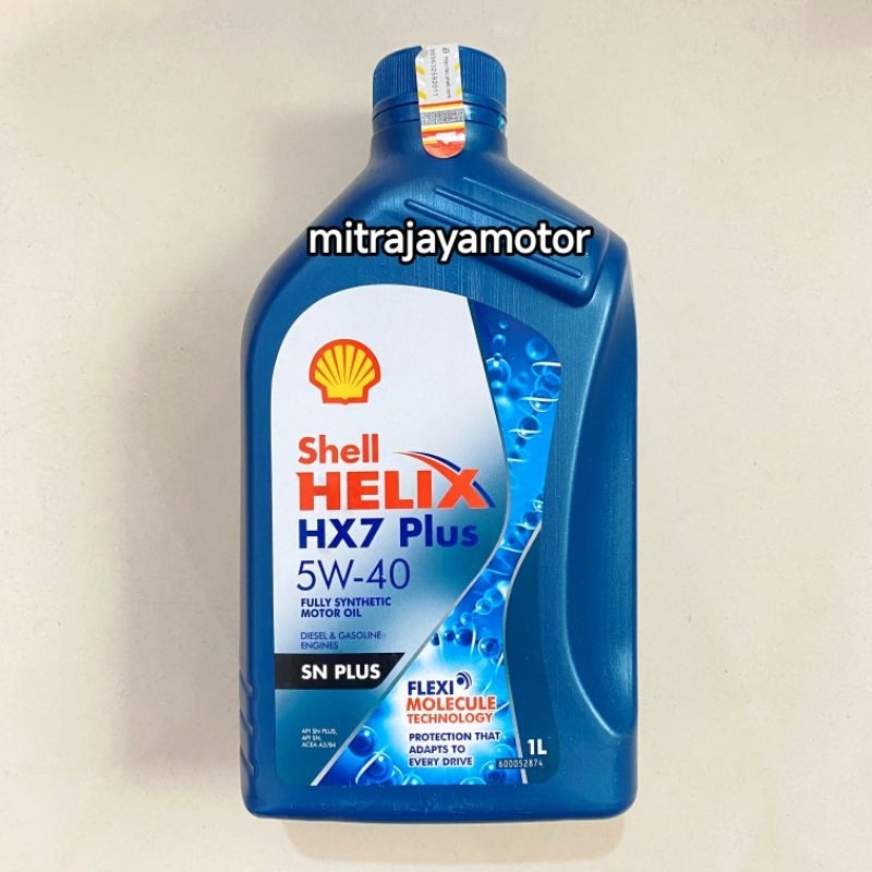 Jual Oli Shell Helix HX7 Plus 1Liter 5W-40 | Shopee Indonesia