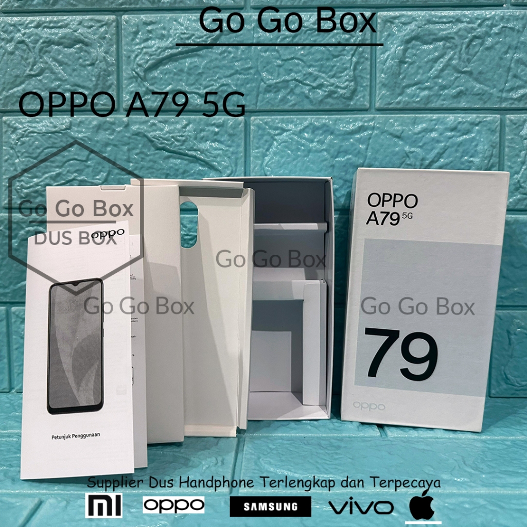 Jual DUS DUSBOX OPPO A79 5G - GRATIS STICKER - DAN FULLSET (CHARGER ...