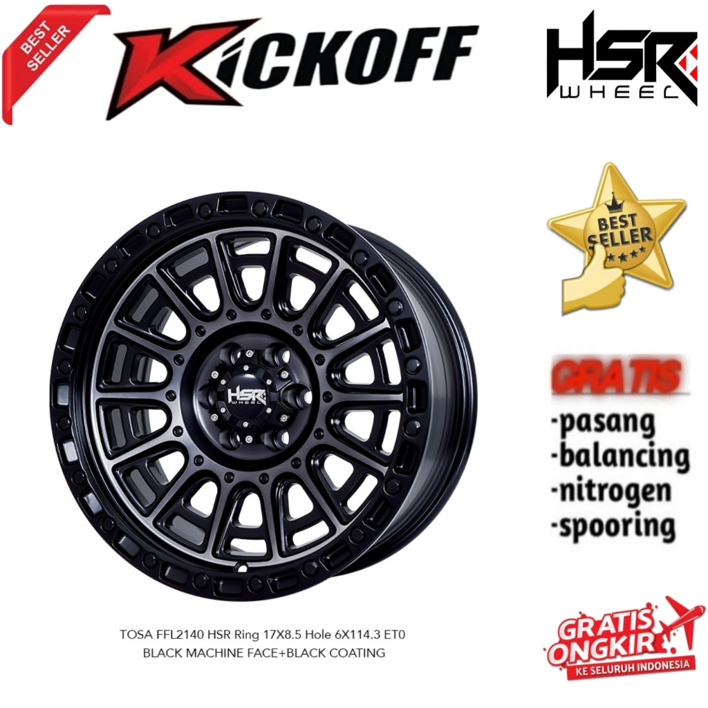 Jual VELG OFFROAD R17 HSR TOSA BISA BUAT MOBIL NISSAN NAVARA HSR ...