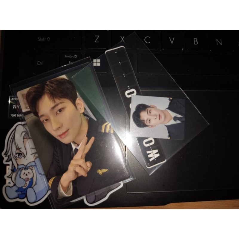Jual Pc Photocard Seventeen svt Wonwoo pilot SET (PC, id, nametag ...
