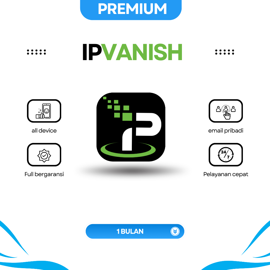 Jual ipVanish premium 1 bulan bergaransi | Shopee Indonesia