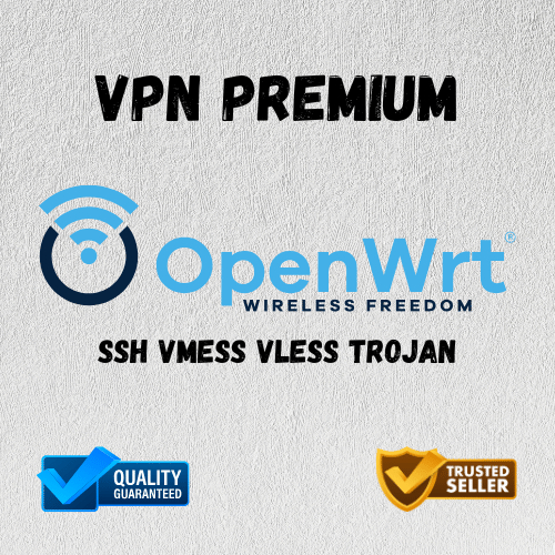 Jual Akun VPN Premium STB OpenWrt SSH VMess Vless Trojan | Shopee Indonesia