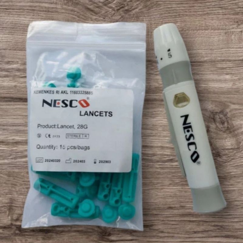 Jual Paket Pen Lancing Device + Lancet 28g | Shopee Indonesia